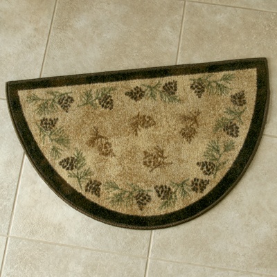 Pine Cone Kitchen Slice Rug | Shop NWF - D2C